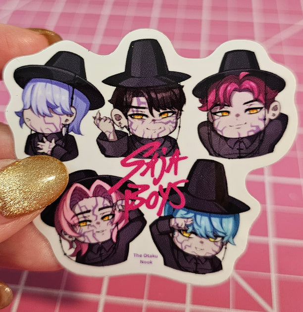 Kpop Demon Hunters - Saja Boys Demon Stickers – The Otaku Nook